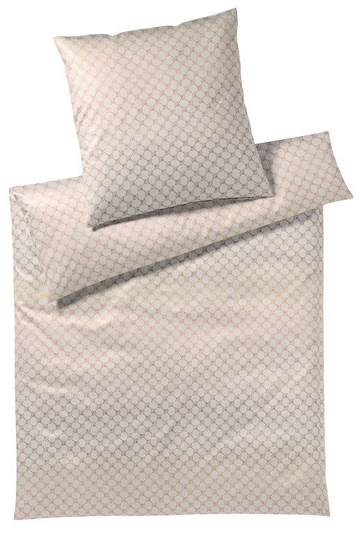 Joop! POSTELJINA CORNFLOWER GLEAM 200/200 cm makosaten narandžasta, bež