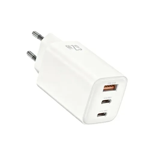 KUĆNI PUNJAČ USAMS 67W USB-A/ USB-C BELI