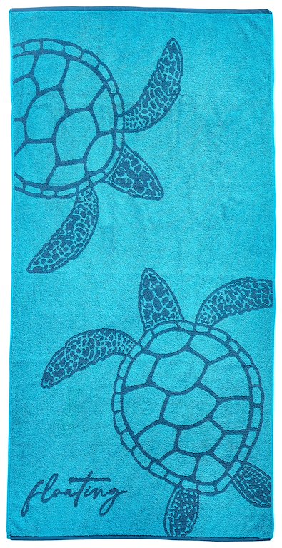 PEŠKIR ZA PLAŽU 90/180 cm , plava