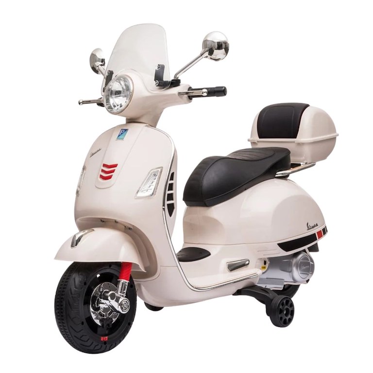 Vespa Licencirani motor na akumulator za decu Beli