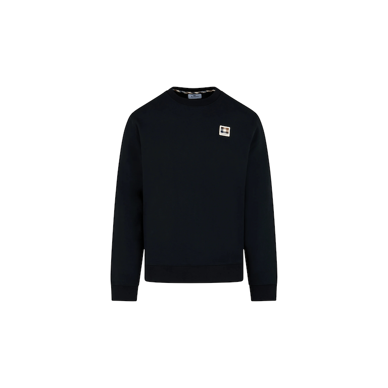 AQUASCUTUM BADGE DUKS CRNI