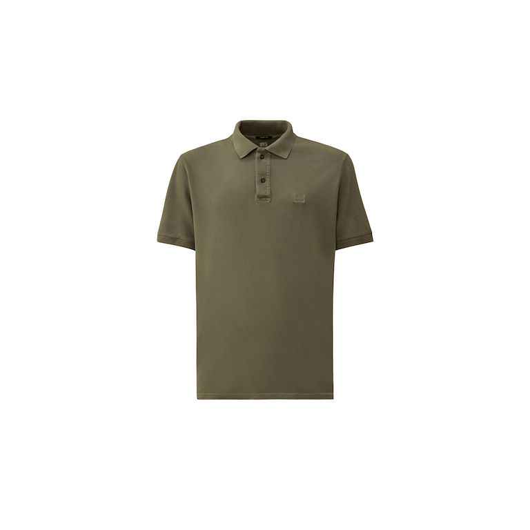 CP COMPANY PIQUE PIGMENT POLO MAJICA GUNMETAL
