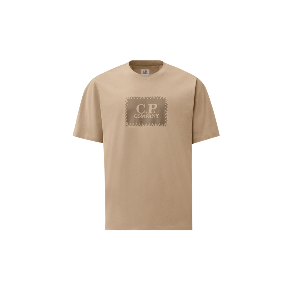 CP COMPANY 30/1 LABEL MAJICA DOVE
