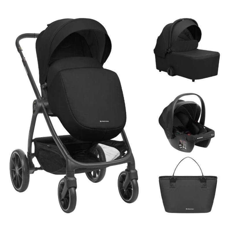 Kikka Boo Modena kolica za bebe 3u1 Black, 0m+