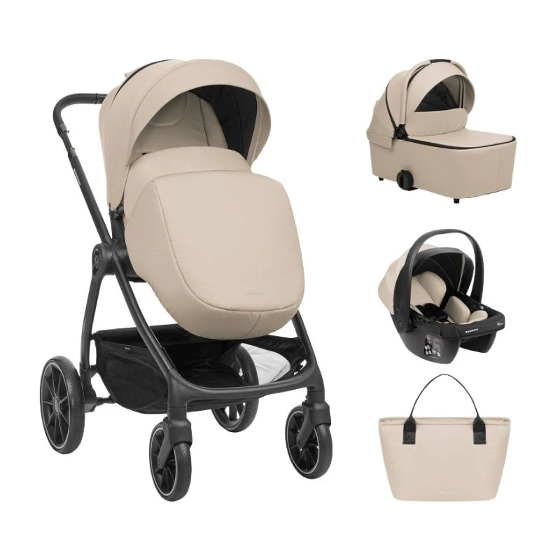 Kikka Boo Modena kolica za bebe 3u1 Beige, 0m+