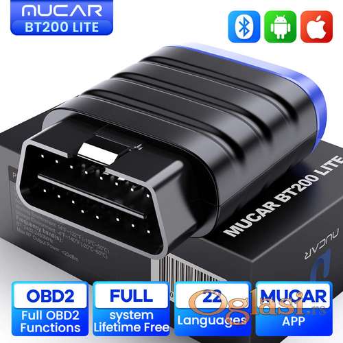 NOVO - MUCAR BT200 Lite OBD2 iOS / Android Auto Dijagnostika