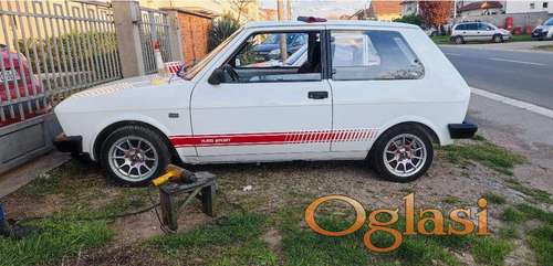 Yugo sport nalepnice trakice za auto