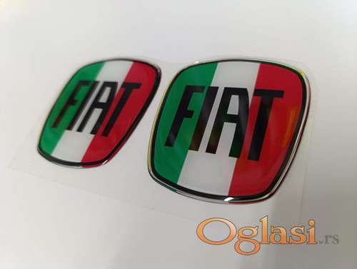 Fiat Italy stiker znak