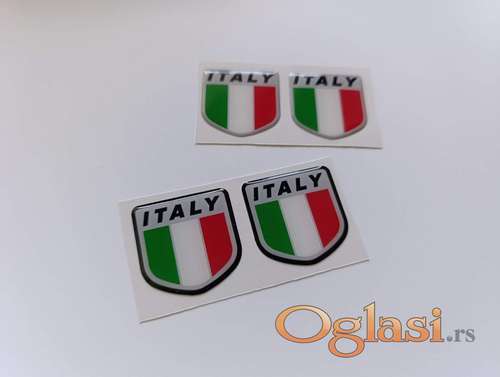 Italy zastave stiker oznake