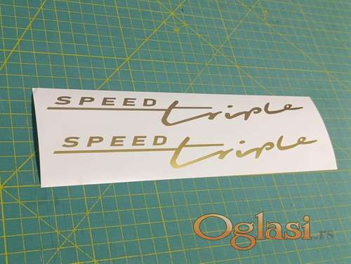 Speed triple - nalepnice za motor