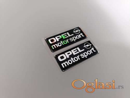 3D stiker oznake - Opel Motorsport
