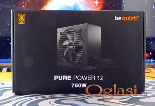 Be Quiet! Pure Power 12 750W Gold ATX3.1 PCIe5.1 16-Pin MTBF 11.5god