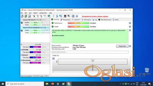 2.5" hard diskovi za laptopove 250,320,500,750GB