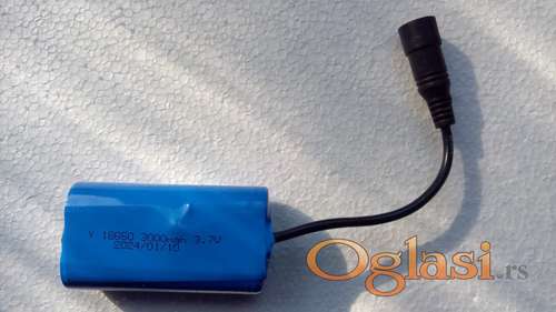 Baterija Y 18650 3000mAh 3,7V