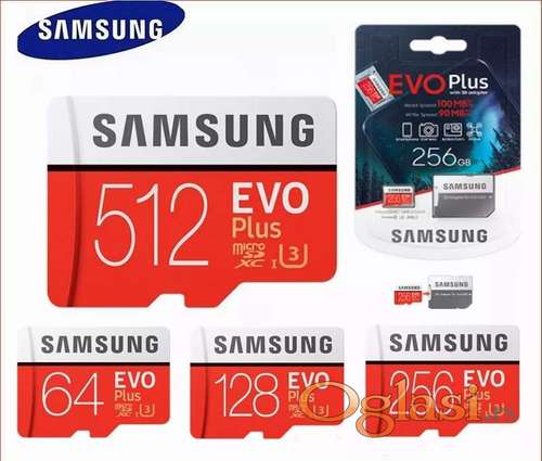 NOVO - Samsung Evo Plus 512GB Micro SD Kartica 100 mb/s