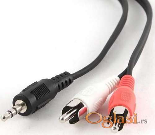 Audio kabal sa 3.5mm stereo na 2x RCA činč