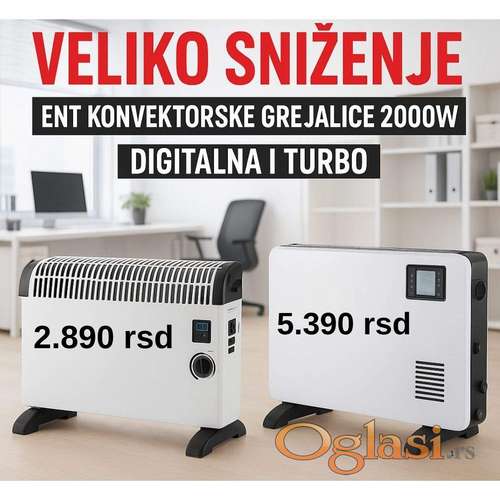 Konvektorska-e Grejalica-e 2000W - Digitalna ili Turbo!