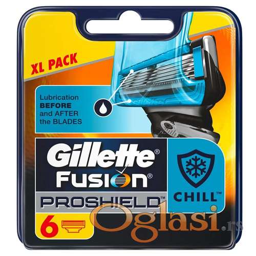 Gillette Fusion Proshield 6 patrona u pakovanju