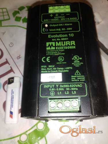 napajanje industrijsko 24v 10a