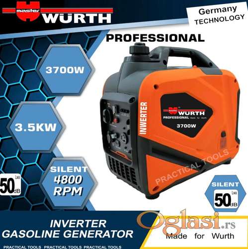 Agregat inverter silent Wurth 3700W