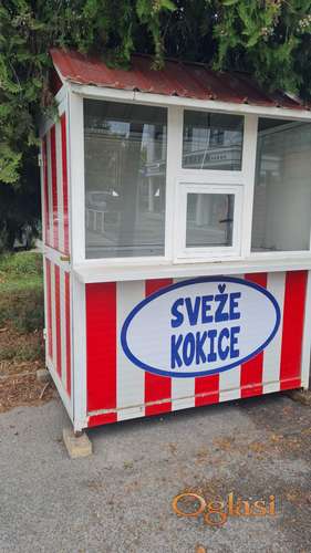Kiosk trafika za kokice