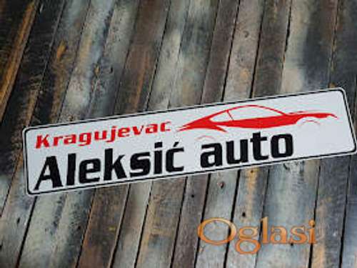Ukrasne auto tablice za auto plac,auto servis