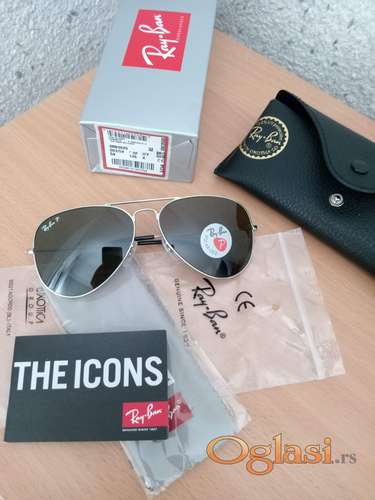 RB3025 Ray ban Aviator Large Metal veličina 58 Polarizovane