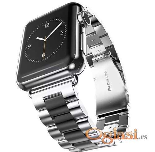 Narukvica Apple Watch 10 9 8 7 6 5 4 3 2 1 SE Pro kaiš metalna