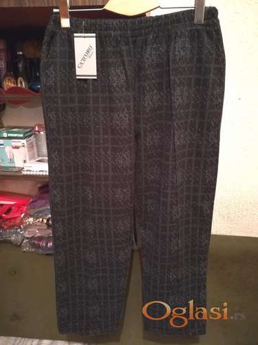 Nove zenske pantalone za punije dame Cadoro Crne 4XL Zimske Novo