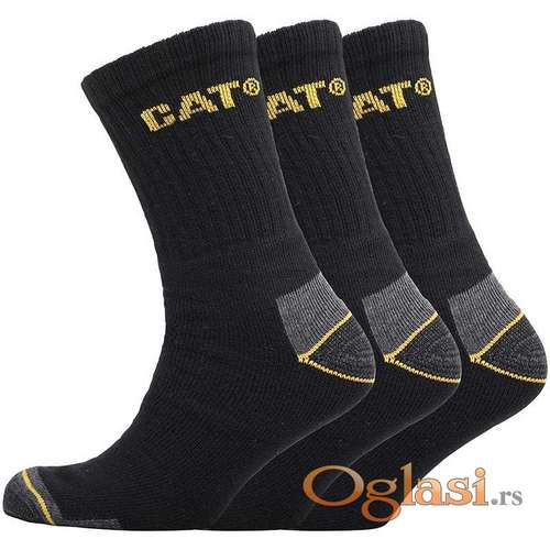 Caterpillar Mens Workwear Three Pack Crew Sock - 3 para