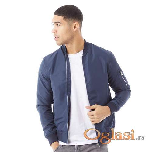 JACK & JONES Mens Mash Bomber Jacket