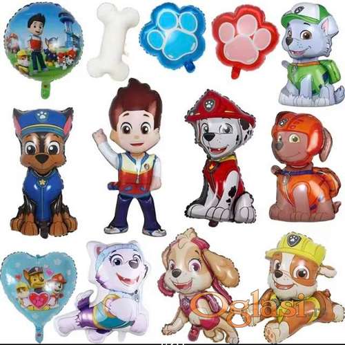 Paw Patrol Patrolne Sape baloni novo