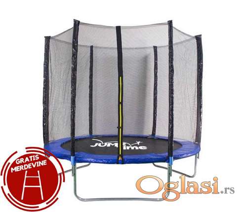 JUMP TIME Trampolina – 305cm + GRATIS MERDEVINE za trambolinu
