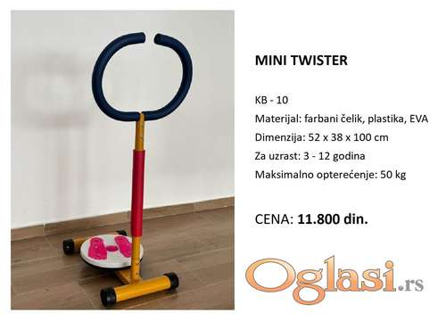 MINI TWISTER - do 12 god. - DEČJE SPRAVE ZA VEŽBANJE