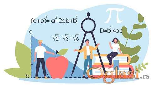 Časovi matematike 1000 din/90 minuta