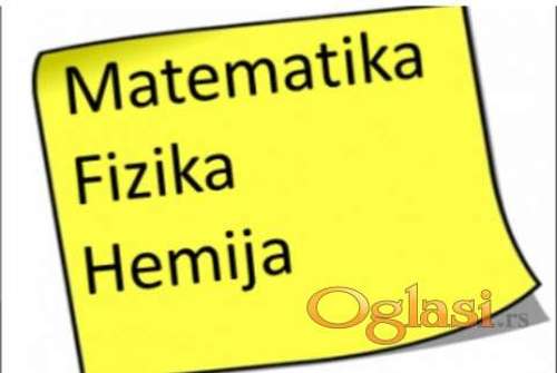 Matematika, fizika i hemija – kompletne pripreme za malu maturu i kontrolne zadatke! 0606020065