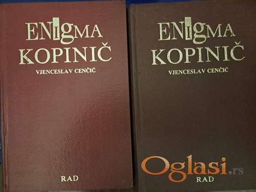 Vjenceslav Cenčić, Enigma Kopinič 1-2. Cena: 1700 dinara