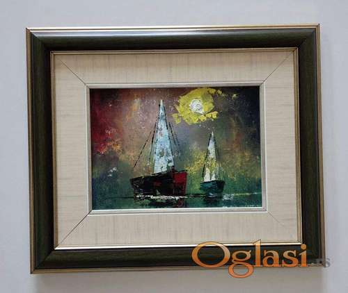 Ulje na platnu - Nocna plovidba