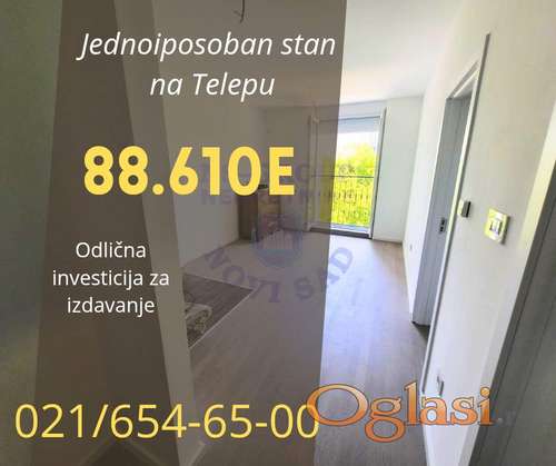 NOVO USELJIVO - Jednoiposoban - 31m2