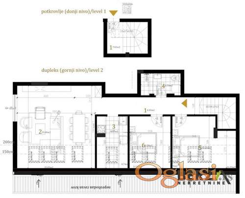 TROSOBAN DUPLEKS STAN U NOVOJ ZGRADI U PETROVARADINU