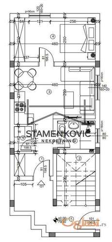 Povoljno-Nov jednoiposoban stan ID#7088