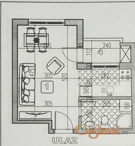 Odličan jednosoban stan u izgradnji u Petrovaradinu.