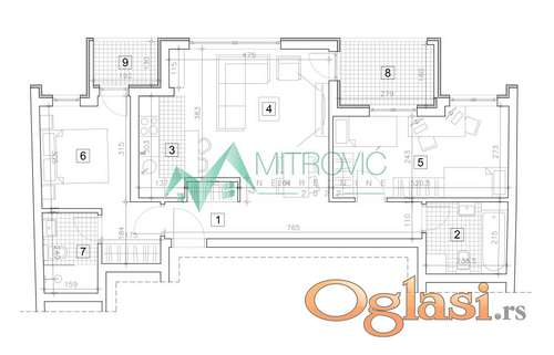 Novi Sad, Grbavica - Luksuzan vid stanovanja na lepoj i urbanoj lokaciji