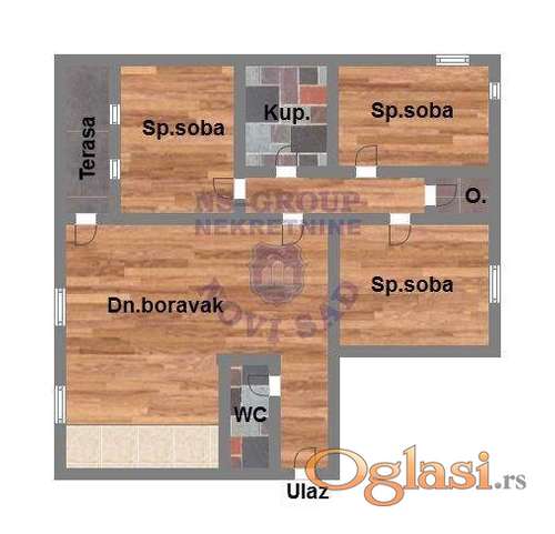Salajka cetvorosoban stan 80m2