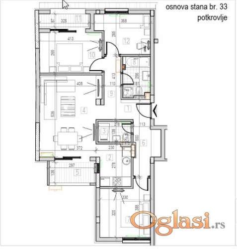 ~ Četvorosoban stan sa PDV-om na Podbari ~