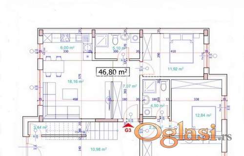 Veternik- Jednoiposoban Stan-Garaža 47 m2 u Pogodnom kraju sa Gratis Velikim Dvorištem 60 m2-065/385 8880