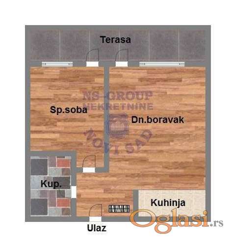- Vrhunski kvalitet! - 43m2 dvosoban - Nova Detelinara -