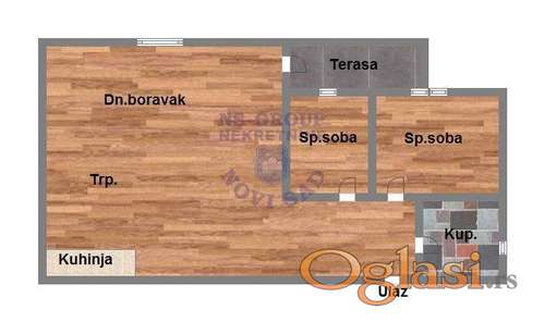 Podbara, dvoiposoban, u izgradnji