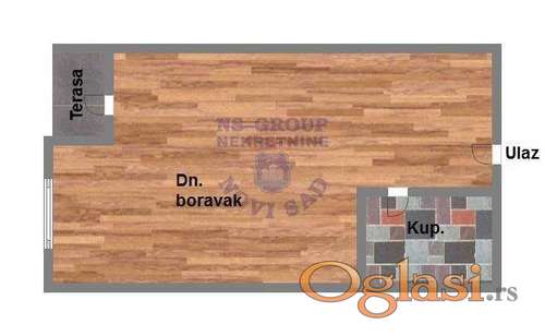 Garsonjera u centru veternika