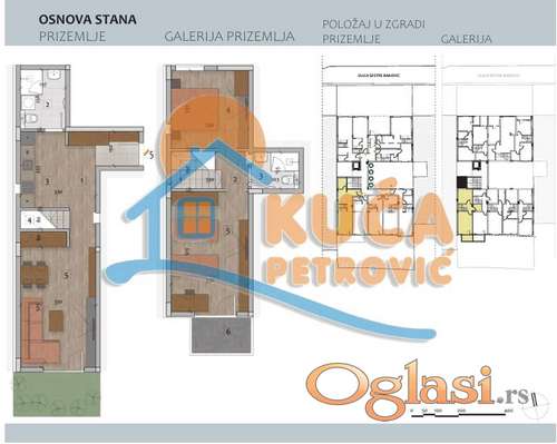 Eksluzivna novogradnja u Čairu, duplex (prizemlje i galerija) trosoban, 80 m2